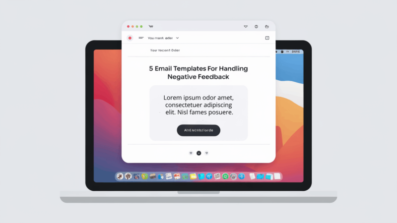 5 Email Templates for Handling Negative Feedback - InboxDone.com